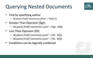 9b. Document-Oriented Databases lab | PPT