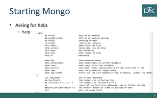 9b. Document-Oriented Databases lab | PPT