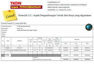 PROSES Perhitungan TKDN Aspek PENGEMBANGAN _"Alat-Alat Kesehatan". | PPTX