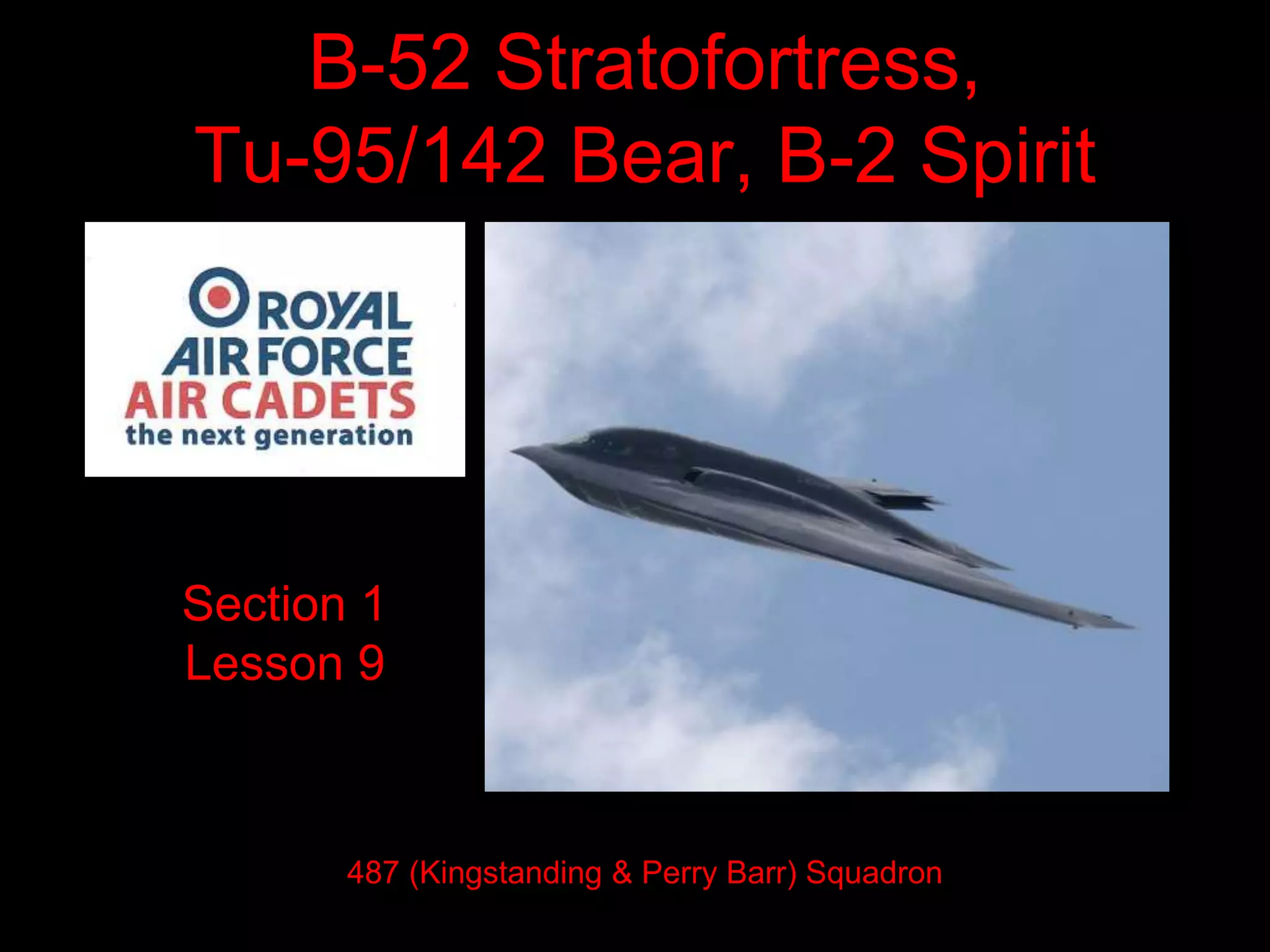 9 b 52, tu-95, b-2 | PPT