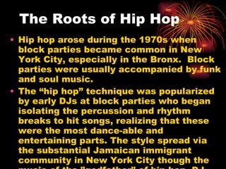 9 B. Hip Hop And Rap | PPT