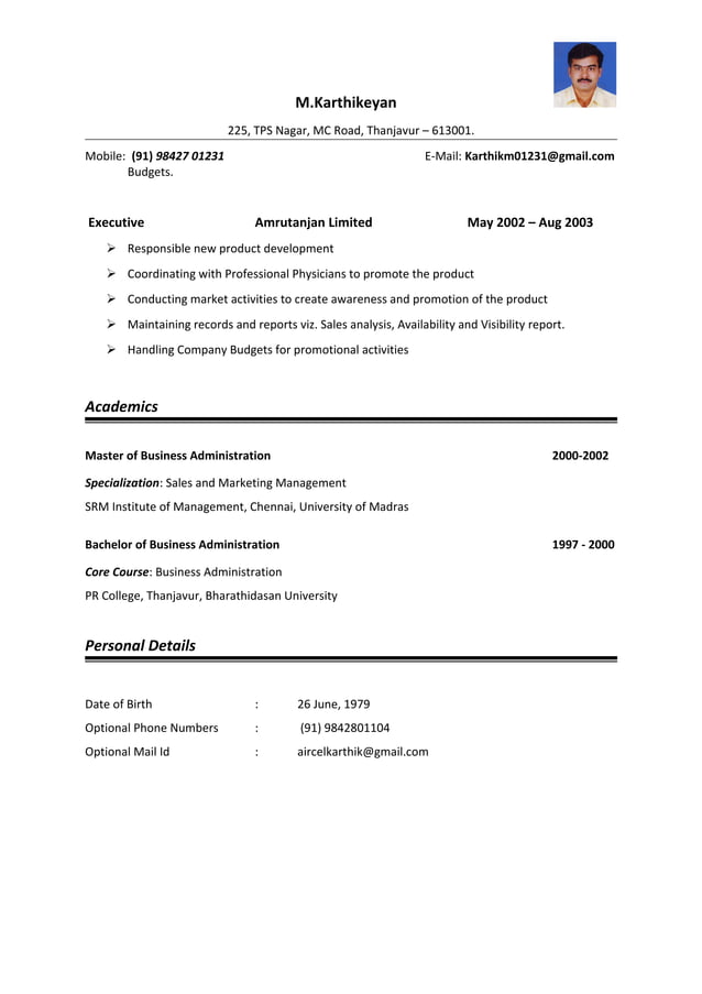 Karthik Resume | PDF