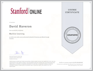 Coursera Machine Learning | PPT