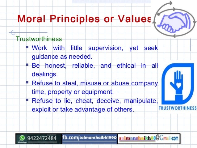 28 moral values