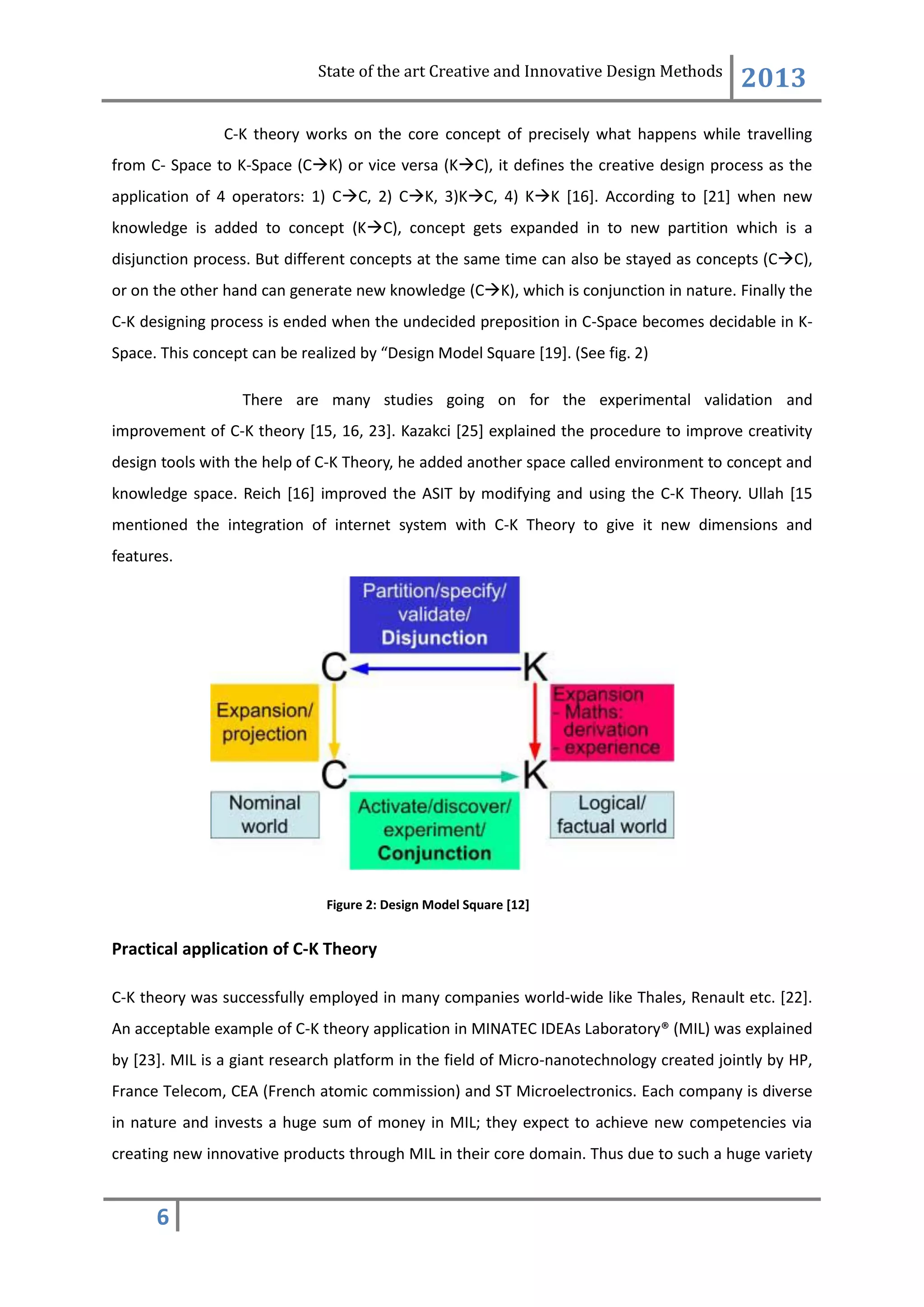 State of the art creative and innovative design methods | PDF