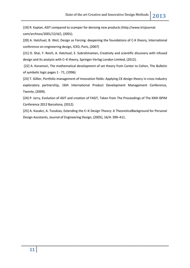 State of the art creative and innovative design methods | PDF