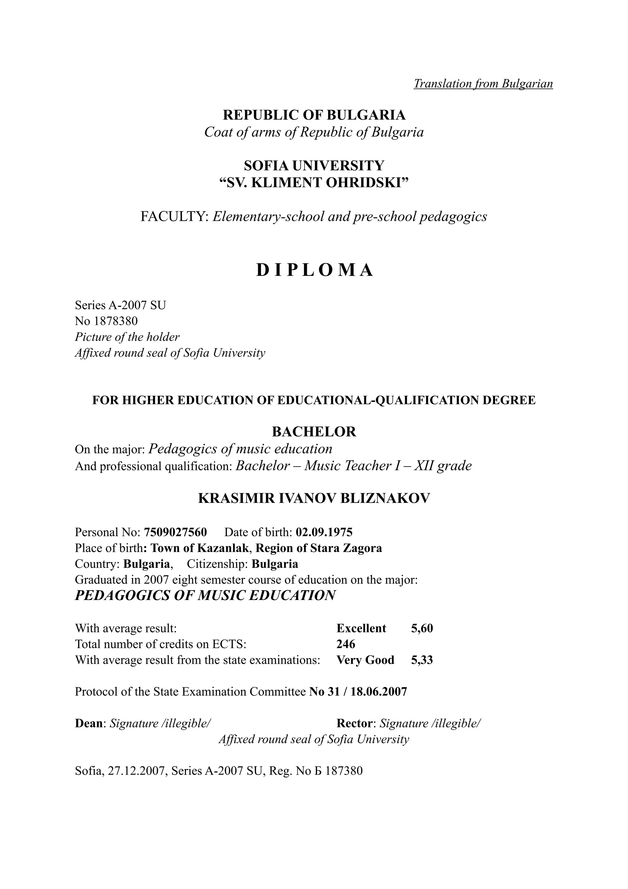 Diploma | PDF