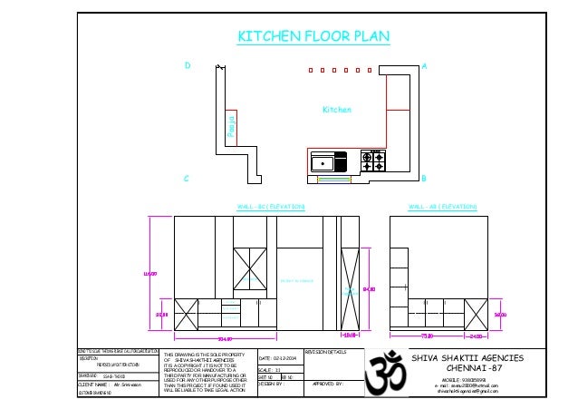 ELEVATION OF KITCHEN