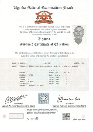 U.A.C.E. CERT' VACOSpdf | PDF