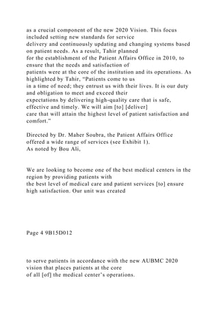 9B15D012 AMERICAN UNIVERSITY OF BEIRUT MEDICAL CE.docx