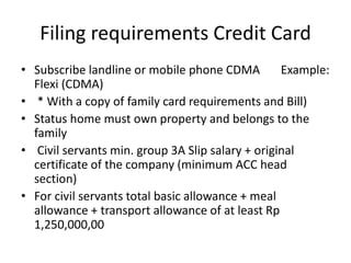 Presentation1 for ABN AMRO BANK N.V. credit card Filing | PPTX