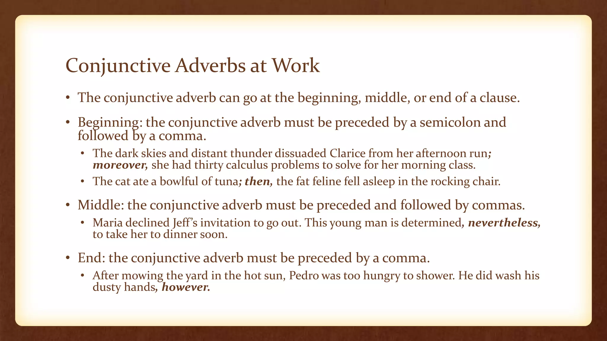 Conjunction Junction | PPT