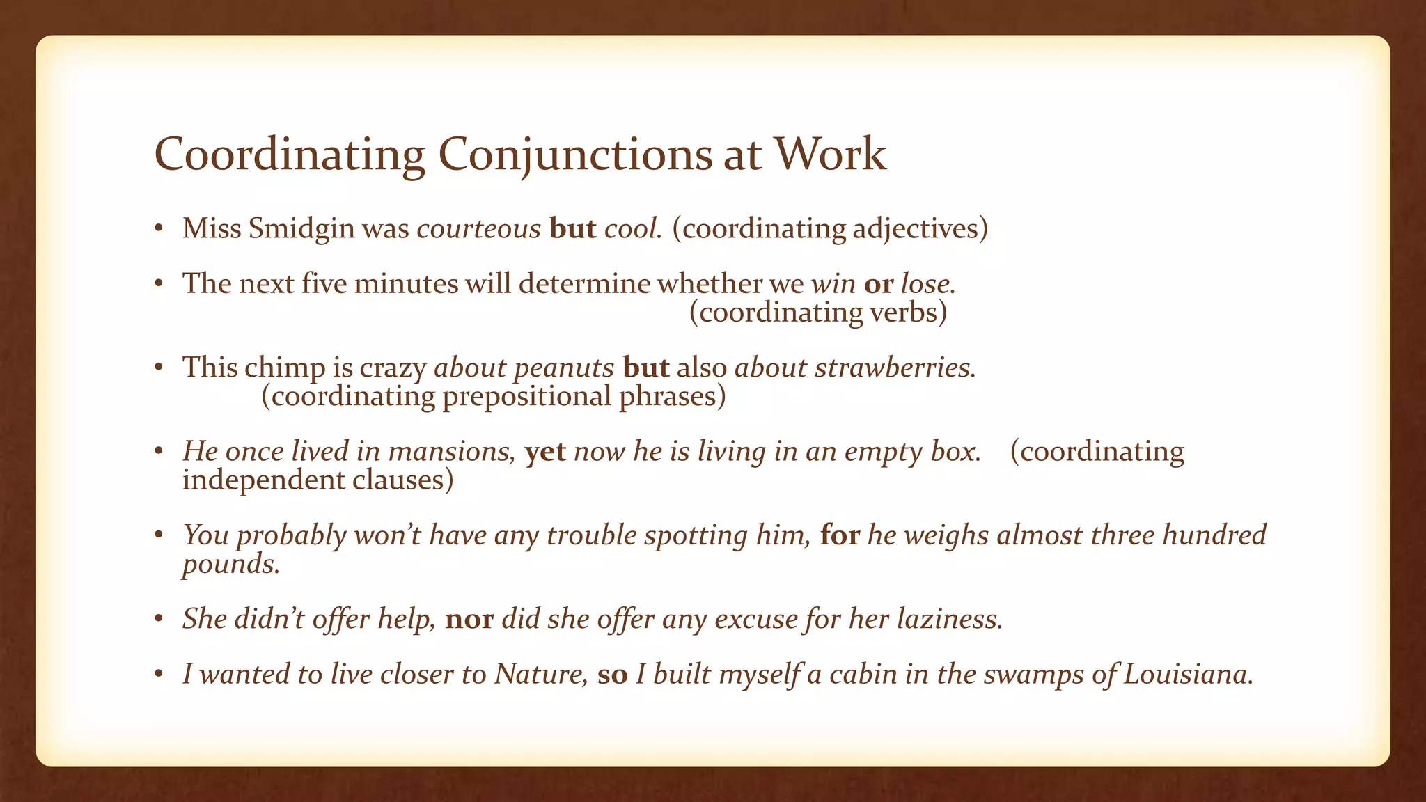 Conjunction Junction | PPTX