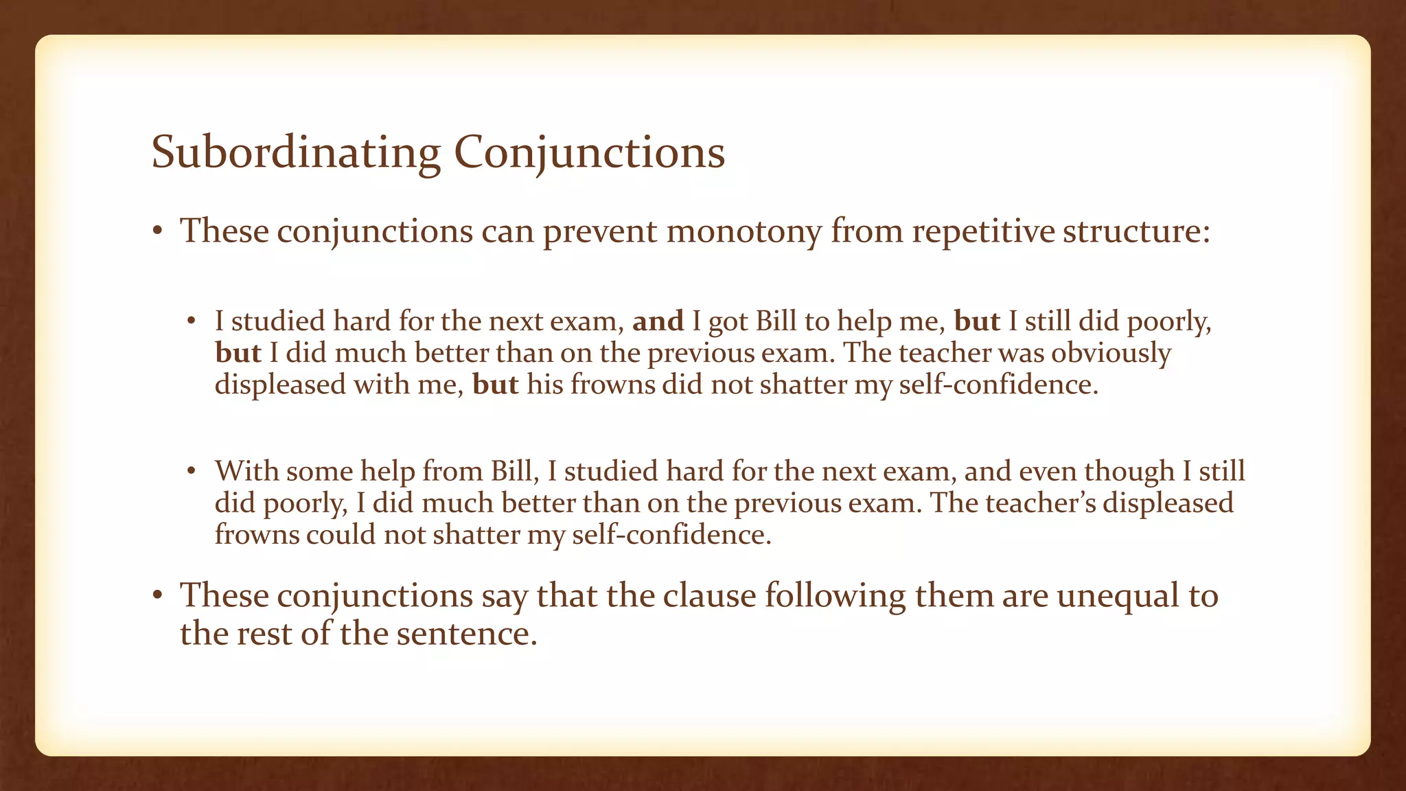Conjunction Junction | PPT