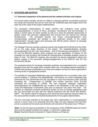 terminal report narrative_cordaid 2 | PDF