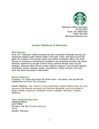 Investor Relations | DOCX