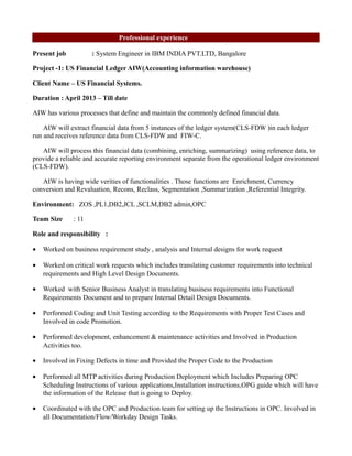 Sindhu_CV | DOC | Computer Software and Applications | Computing