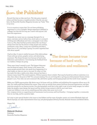Fall 2016 Knoxville Families Magazine | PDF