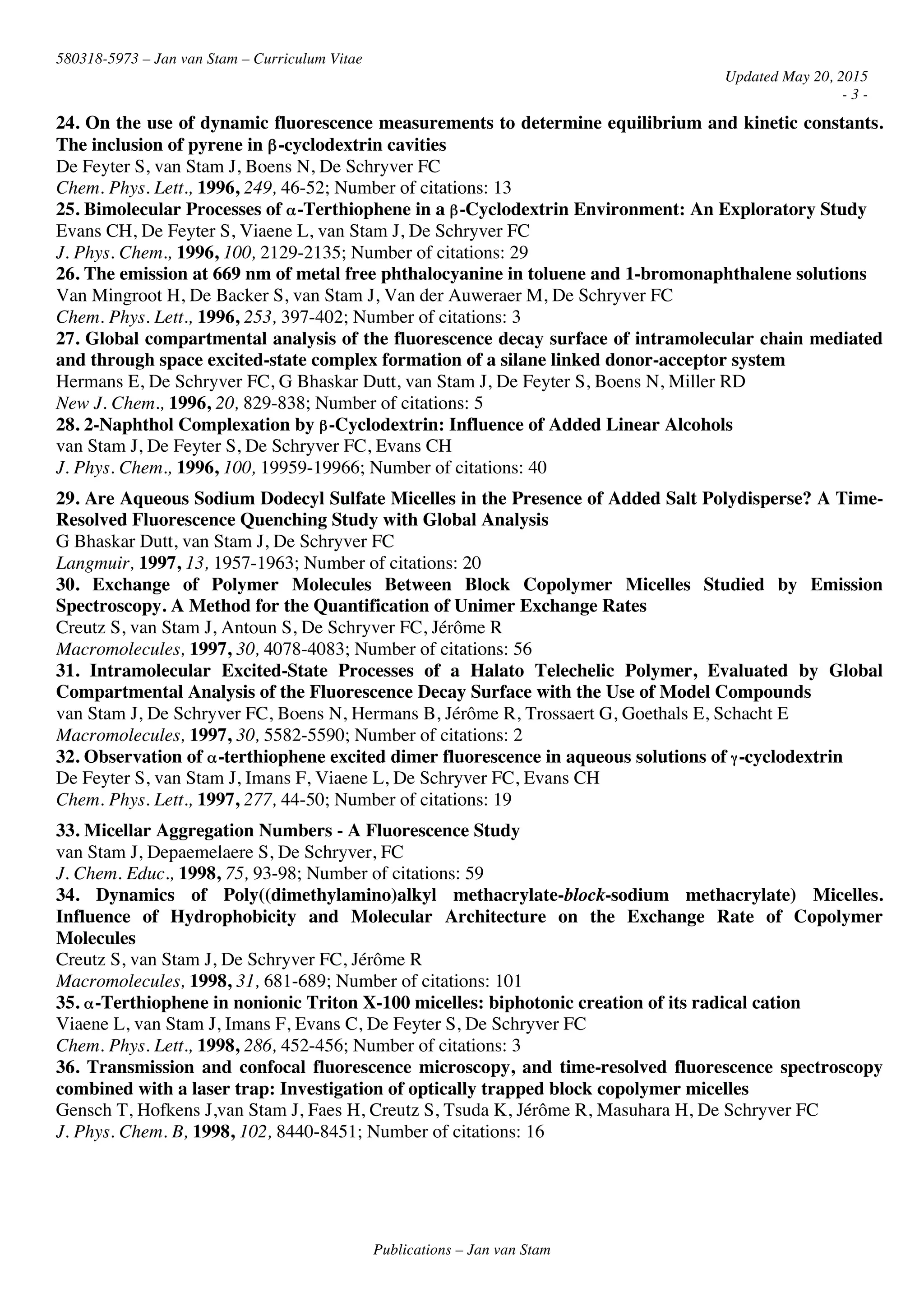 Publications JvS | PDF