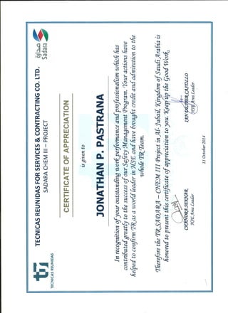 TR Safety Award | PDF