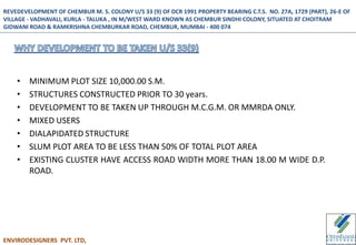 CHEMBUR | PPTX | Developmental Sites | Real Estate