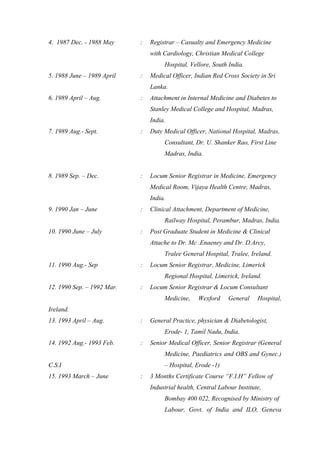 Prasad Panicker cv | DOC
