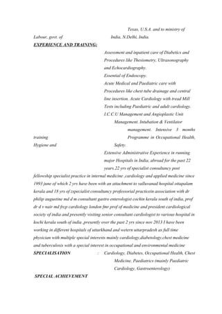 Prasad Panicker cv | DOC