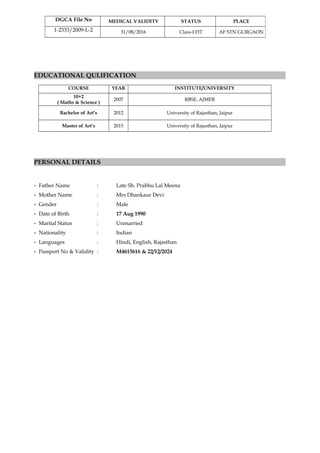 KAMLESH A 320 CV | DOC
