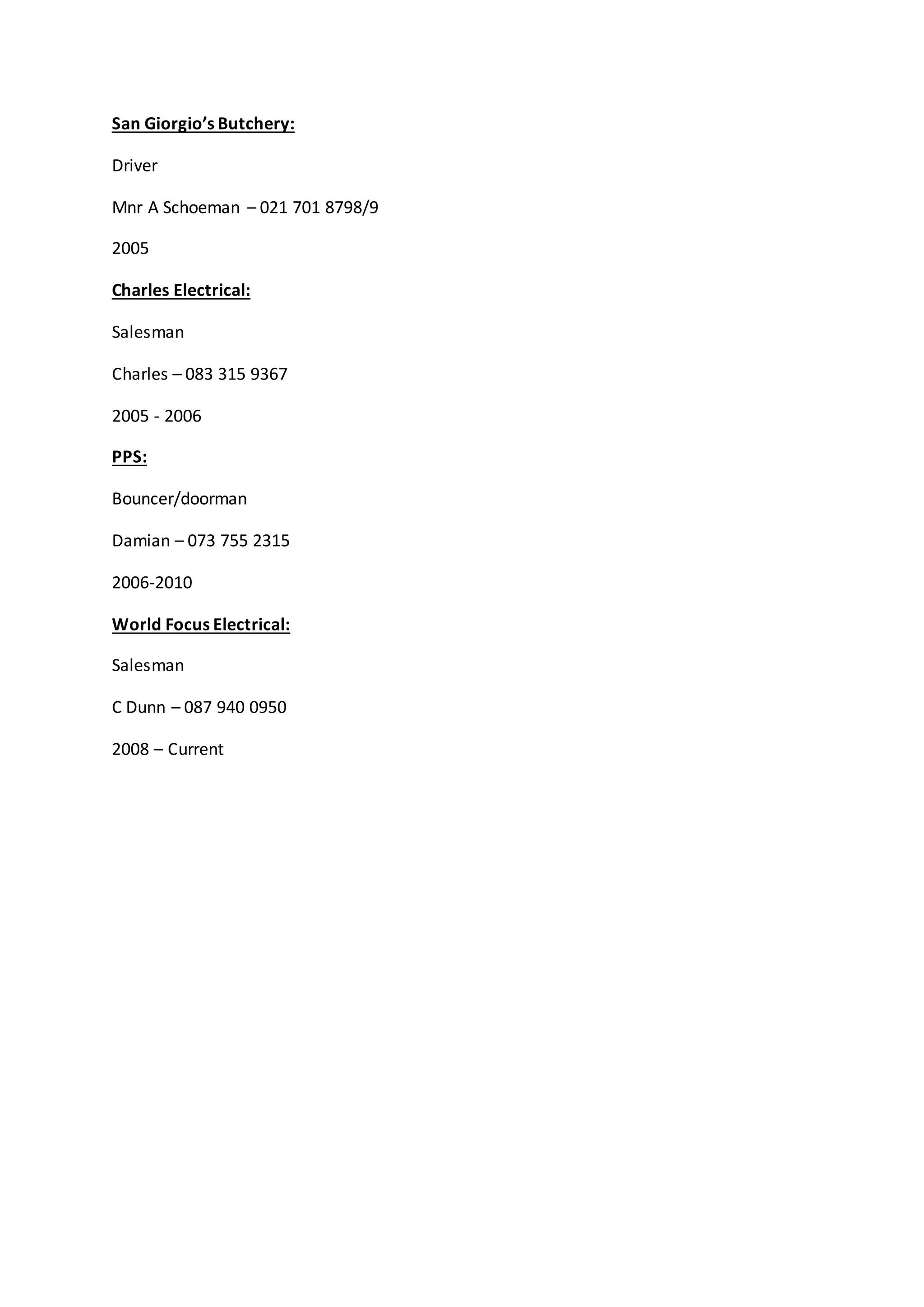 Conrad CV | PDF