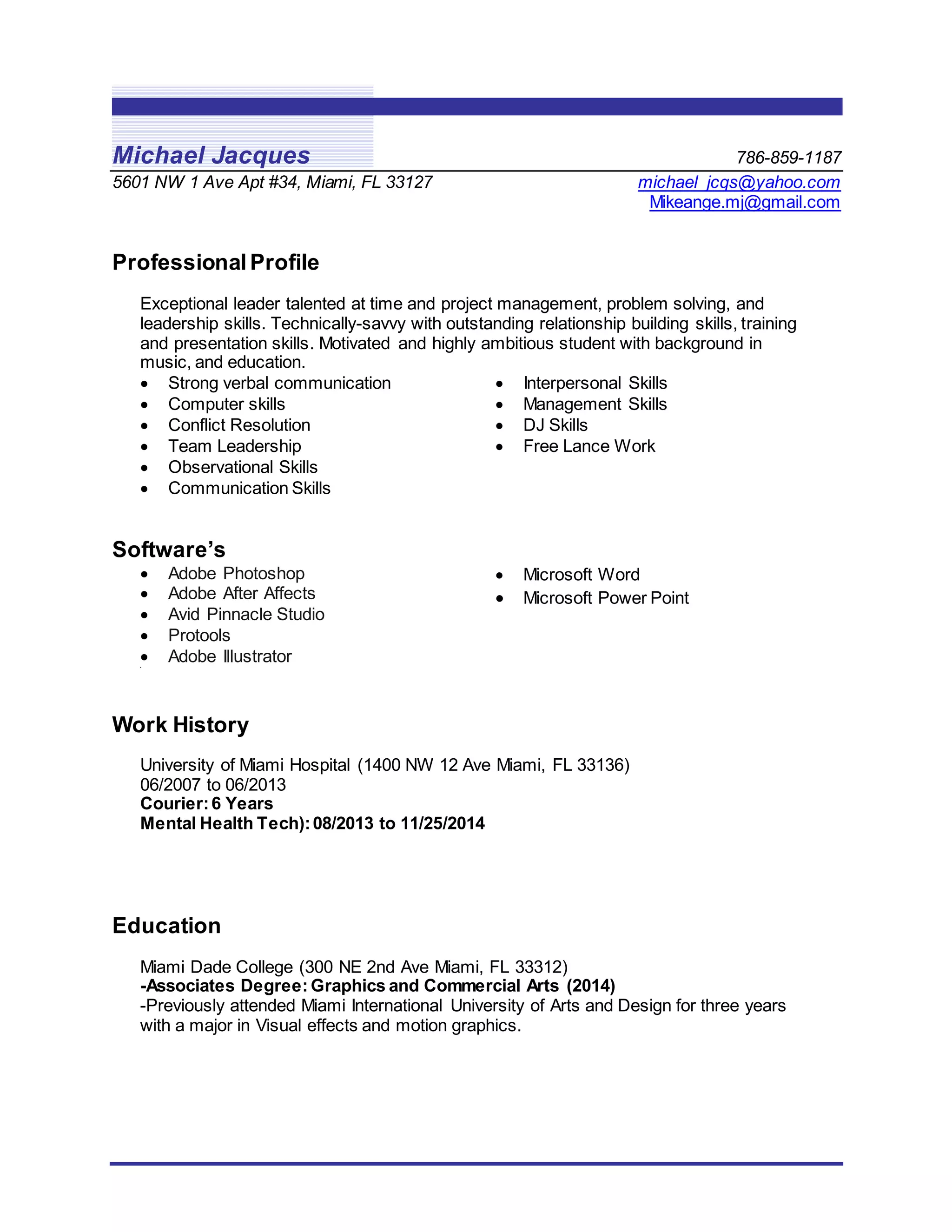 Michael Jacques | DOCX