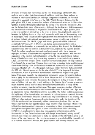 Libya final research | PDF