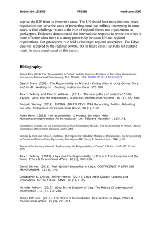 Libya final research | PDF