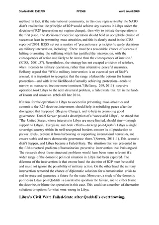 Libya final research | PDF