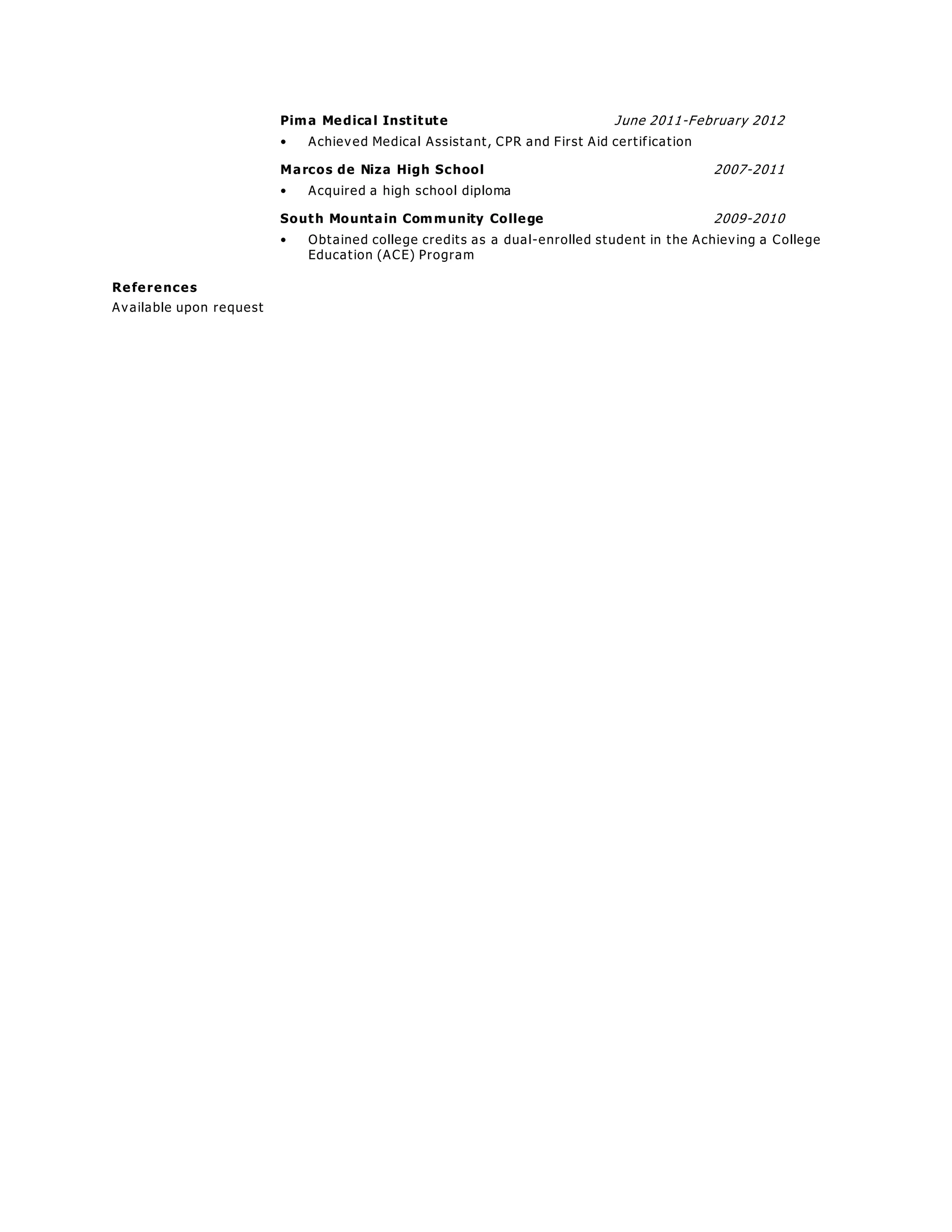 Angie Trinidad Resume | DOCX