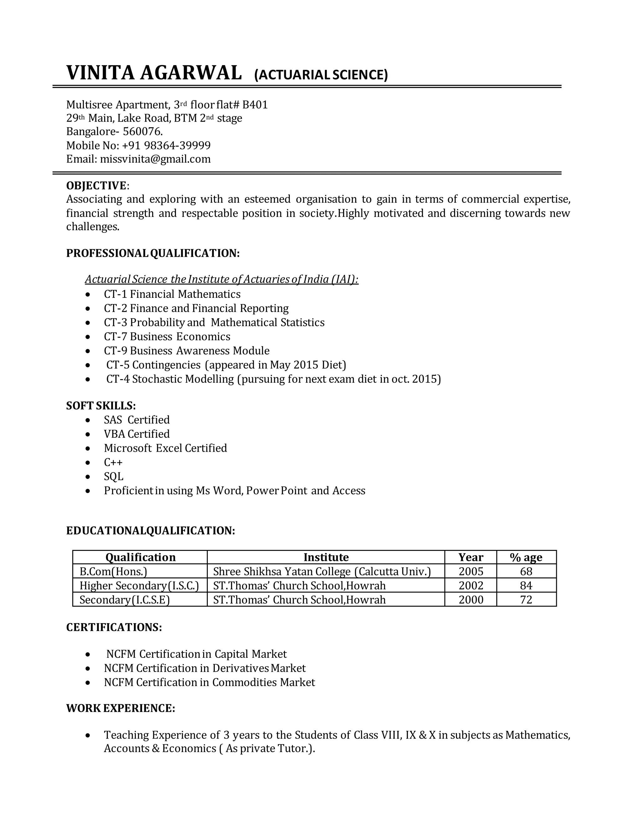 Vinita_ Agarwal_Resume | DOCX