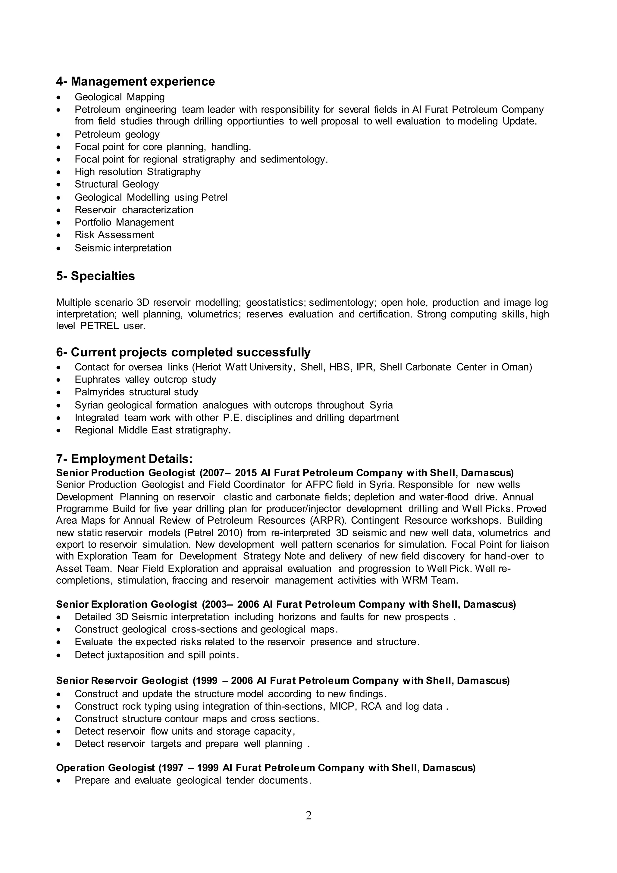 AbouShakerCV 10032015 | DOCX