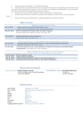 Rey MelgazarPolanes resume a4 size latest | PDF