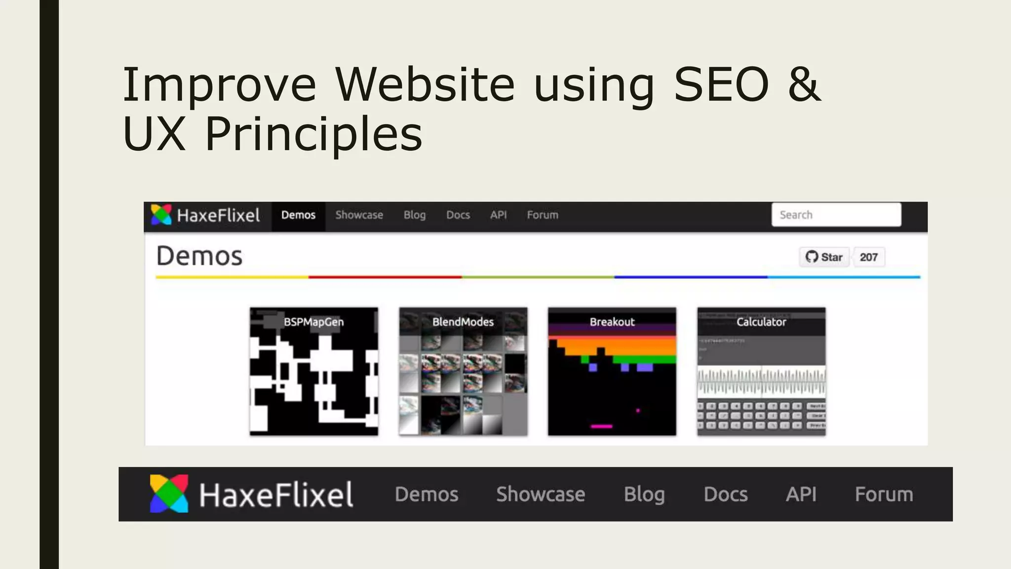 HaxeFlixel Final Presentation | PPT