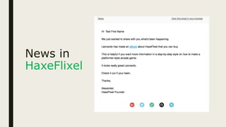 HaxeFlixel Final Presentation | PPT