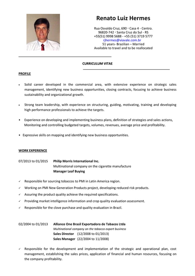 Renato Hermes (CV) | PDF