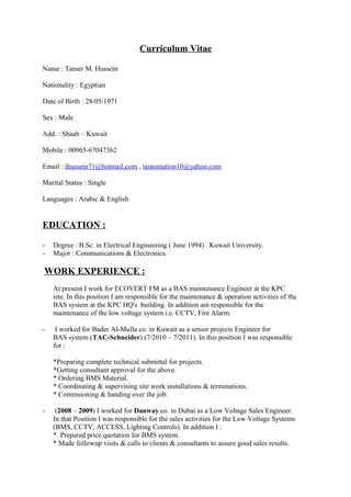 Tamer CV4 | DOC | Civil Engineering Industry | Industries