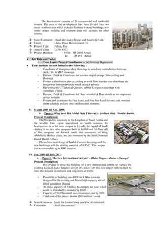 Curriculum_Vitae_DALIA Feb - PDF | PDF | Civil Engineering Industry | Industries