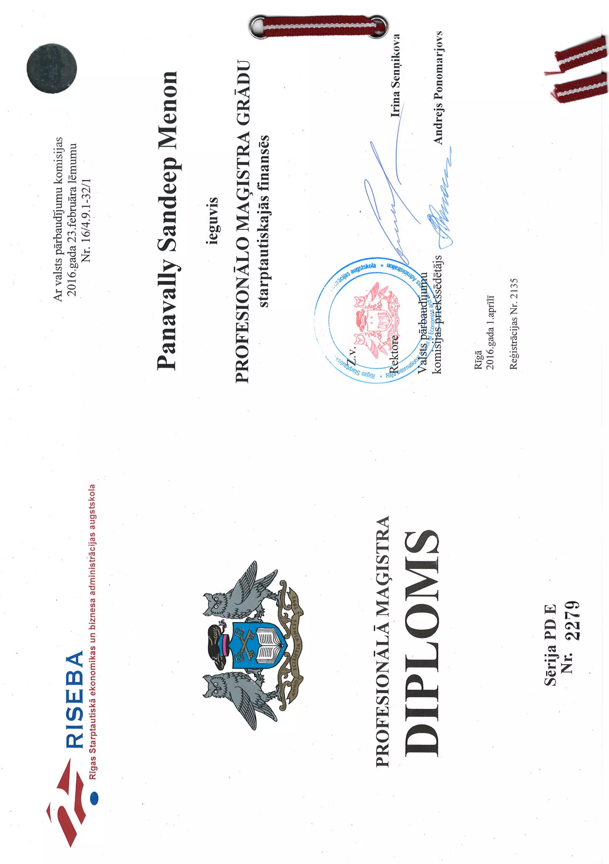 Masters Certificate | PDF