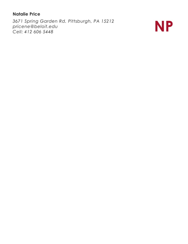 Nata Price Resume Feb17 | PDF