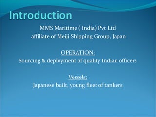 MMS Shipmanagement | PPT