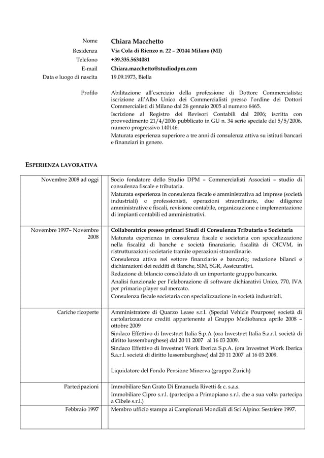 Curriculum vitae CM_Studio | PDF | Management Consulting Industry | Industries