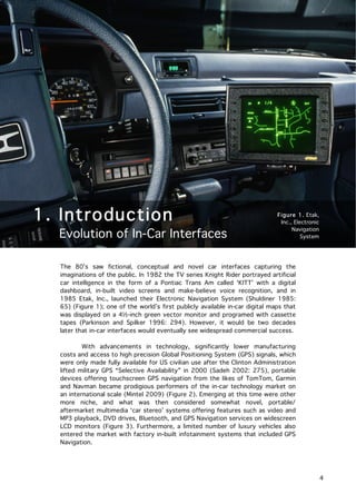 Automobile UX: Emerging Infotainment Systems and In-Car Apps From a ...