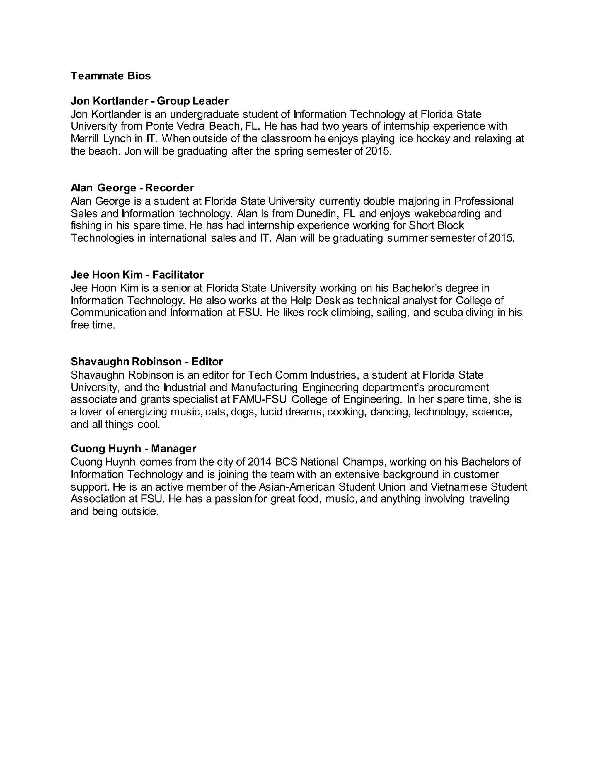 TechCommProject | DOCX | Web Conferencing | Computer Software and Applications