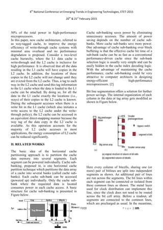 Different Approaches in Energy Efficient Cache Memory | PDF | Programming Languages | Computing