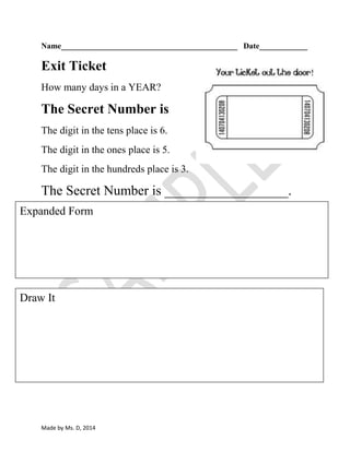 2nd grade -place value | PDF